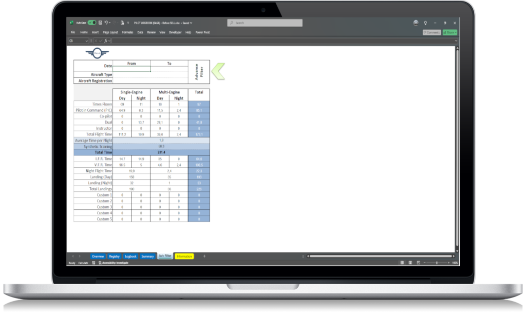 Pilot Logbook (EASA)
